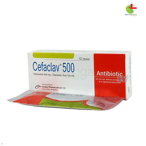 Cefaclav 500 Effective Antibiotic For Bacterial Infections Live Pharmacy