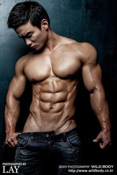 Ripped Asian Hunk Photo