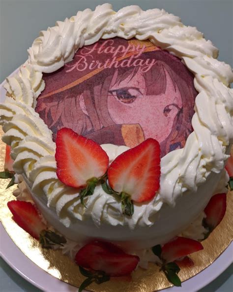 Todays My Birthday I Got The Best Cake R Megumin