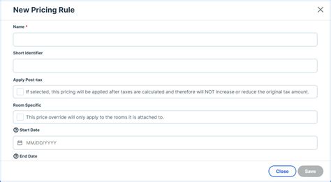 pricing rules screen hcm info
