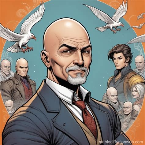 Bald Uncle A Character Portrayal Stable Diffusion Online
