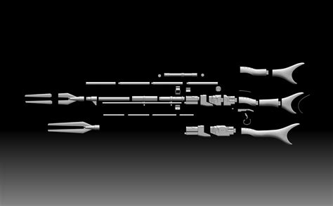 Archivo Stl Mandalorian Rifle Amban Phase Pulse Blaster 11 Scale