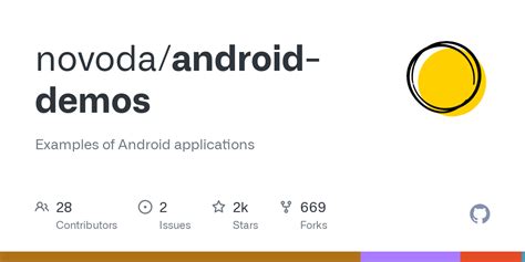 github novoda android demos examples of android applications
