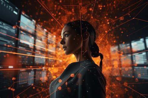 Premium AI Image Visualize Women Thriving In The Field Of Data Scie