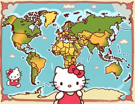 Hello Kitty Discovers The World Stable Diffusion Online