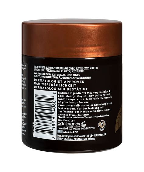 Cantu 100 Pure Cocoa Butter Raw Blend Skin Hair Moisturizer 156 Gm