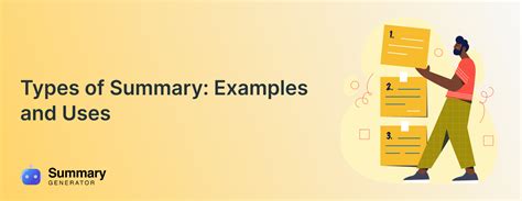 Types Of Summary Examples And Uses