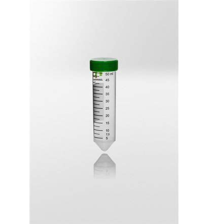 Conical Centrifuge Tubes Pp 50 Ml With Green Screw Cap Pe
