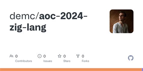 Aoc 2024 Zig Langreadmemd At Main · Demcaoc 2024 Zig Lang · Github