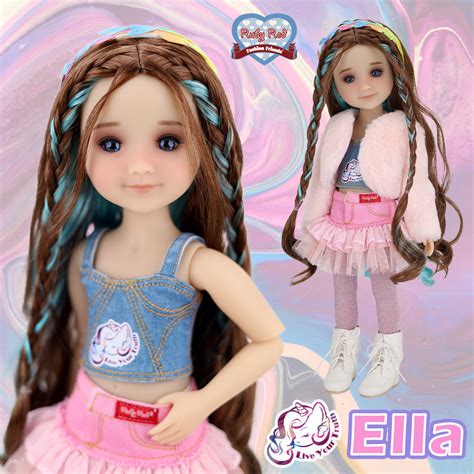 Live Your Truth Ella Ruby Red Fashion Friend Doll Cottontail Doll Designs