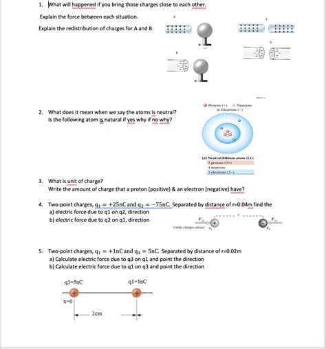Solved 11 Draw Electric Field Line Due To Two Charges In
