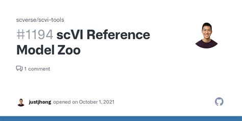 Scvi Reference Model Zoo · Issue 1194 · Scversescvi Tools · Github