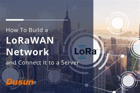 How To Build A LoRaWAN Network And Connect It To A Server DusunIoT