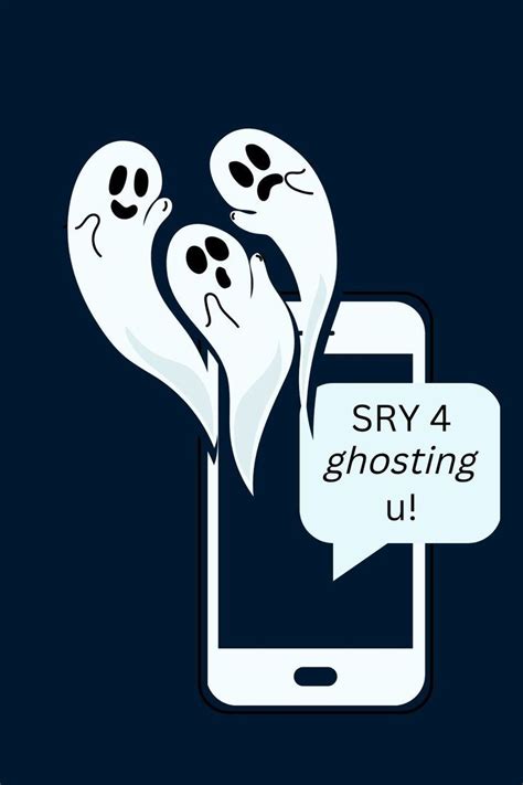 sorry for ghosting your text by salxsal ghost cartoon poster design