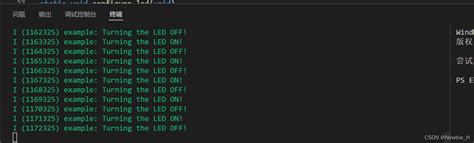 基于vscode的esp32开发学习（一）：官方例程blink，周期闪烁led详解，优信esp32简单修改适配esp32开发板完成了代码的编写和调试 Csdn博客