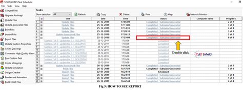 Solidworks Task Scheduler Part 2 Cad Infield