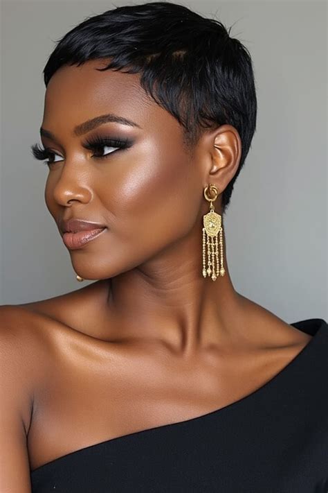 Pixie Hairstyles For Black Women Celebrate Natural Texture And