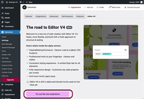 Div Block Element Elementor