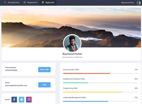 custom app design using widgets zoho creator
