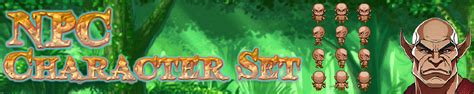RPG Maker NPC Character Set Orc By GalacticGod