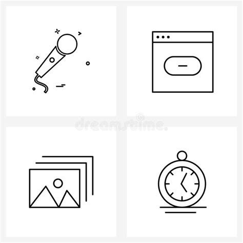 Microphone Icons Jpeg Stock Illustrations 8 Microphone Icons Jpeg