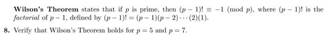 solved wilson s theorem states that if p is prime then p