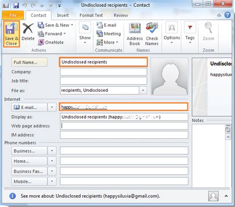 How To Send Email To Undisclosed Recipients In Outlook