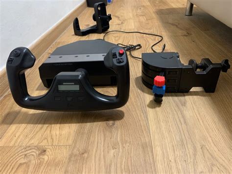 Logitech Flight Simulator Yoke System With Throttle Quadrant Video Gaming Gaming Accessories