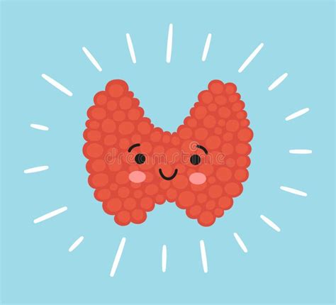Thyroid Gland Cartoon Character Stock Illustrations 110 Thyroid Gland