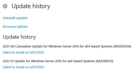 Server 2016 Cant Install Any Monthly Patches Microsoft Qanda