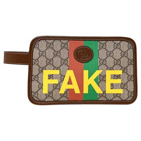 Gucci Gg Supreme Brown Monogram Fake Not Retro Clutch Bag For Sale At