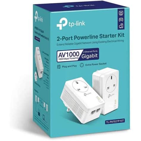 Tp Link Av1000 Gb Powerline Adapter Kit Dtec Computers