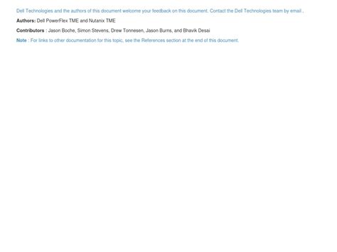 We Value Your Feedback Dell Powerflex With Nutanix Cloud Platform