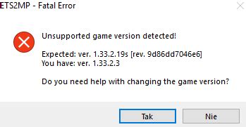 Version Error Solved Topics TruckersMP Forum