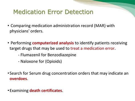Medication Error Reporting System Ppt