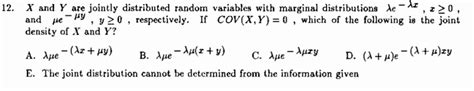 Solved 12 X And Y Are Jointly Distributed Random Variables