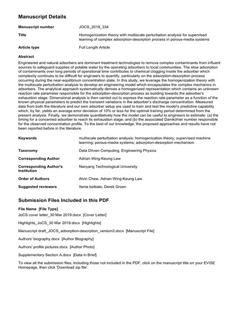 Alvins Multiscale Analytical Paper 3 Pdf Adsorption Filtration