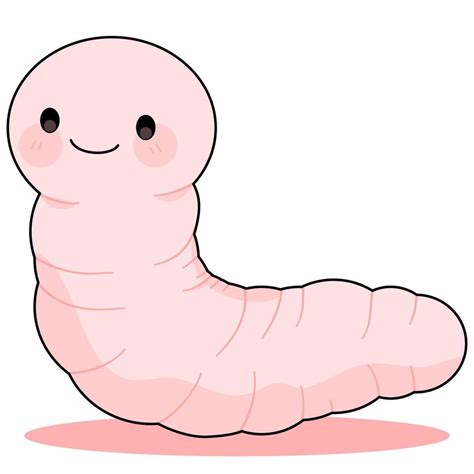 Worm Cute Vector 38145465 Vector Art At Vecteezy
