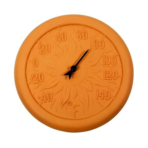 Poolmaster 12 In Terra Cotta Thermometer 52549 The Home Depot
