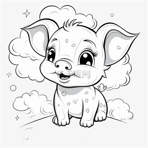 建模可爱小猪元素立体免抠图案素材图片免费下载 千库网