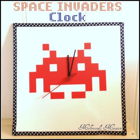 diy space invaders clock diy space custom clocks clock