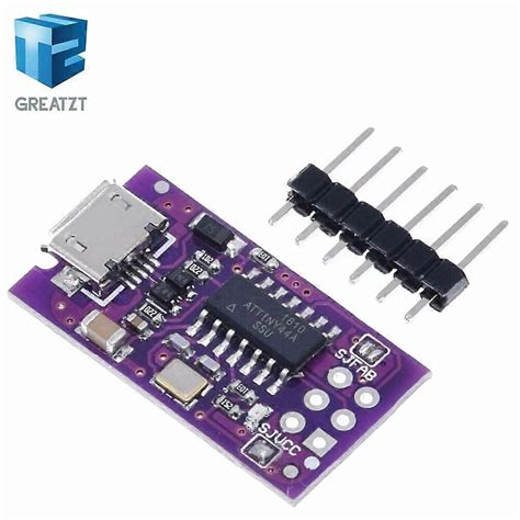 Micro Usb Tiny Avr Isp Attiny44 Attiny45 Attiny85 Usbtinyisp Programmer