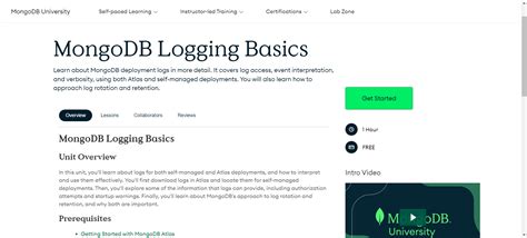 mongodb logging basics