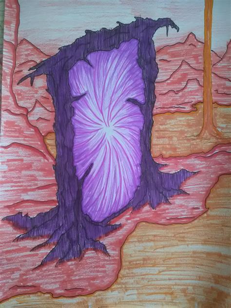 I Tried To Draw Nether Portal By U Mnjesto