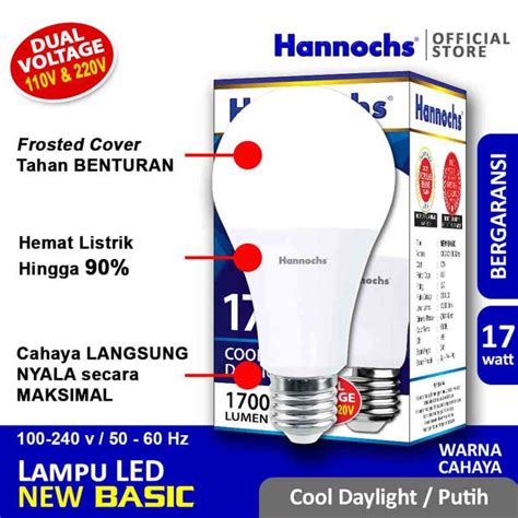 Promo Hannochs New Basic Lampu Led W Cahaya Putih Diskon Di Seller Mikro Elektrik