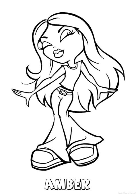 Coloriage De Amber De Brawl Stars Kleurplaten