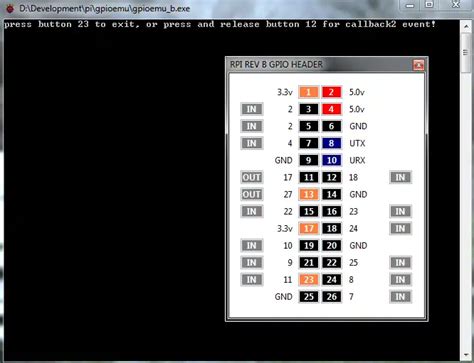 RPi GPIO Emulator