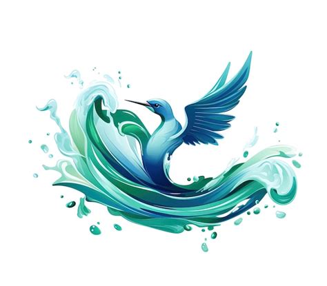 Premium Ai Image Symbol Of Flutter Logo Vector Design Illustration In The Style Of Light Navy