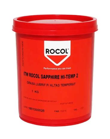 Rocol Sapphire Hi Temp 2 1kg Graxa Lubrificante Para Alta Temperaturas