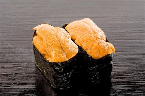 Uni Sushi Sea Urchin With Seaweed